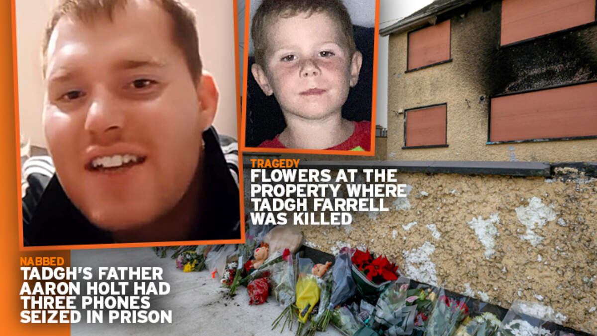 Father of arson murder victim Tadgh Farrell (4) caught with three ...