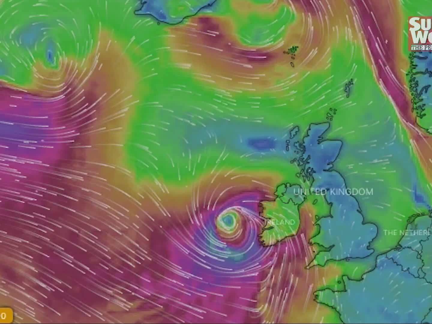Live storm tracker shows character of Storm Barra and impact across ...