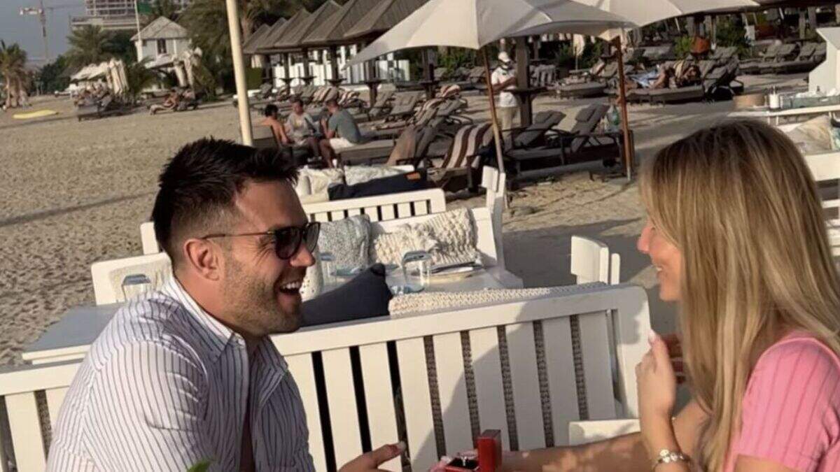 Joanna Cooper shares moment Conor Murray proposed to her during Dubai ...
