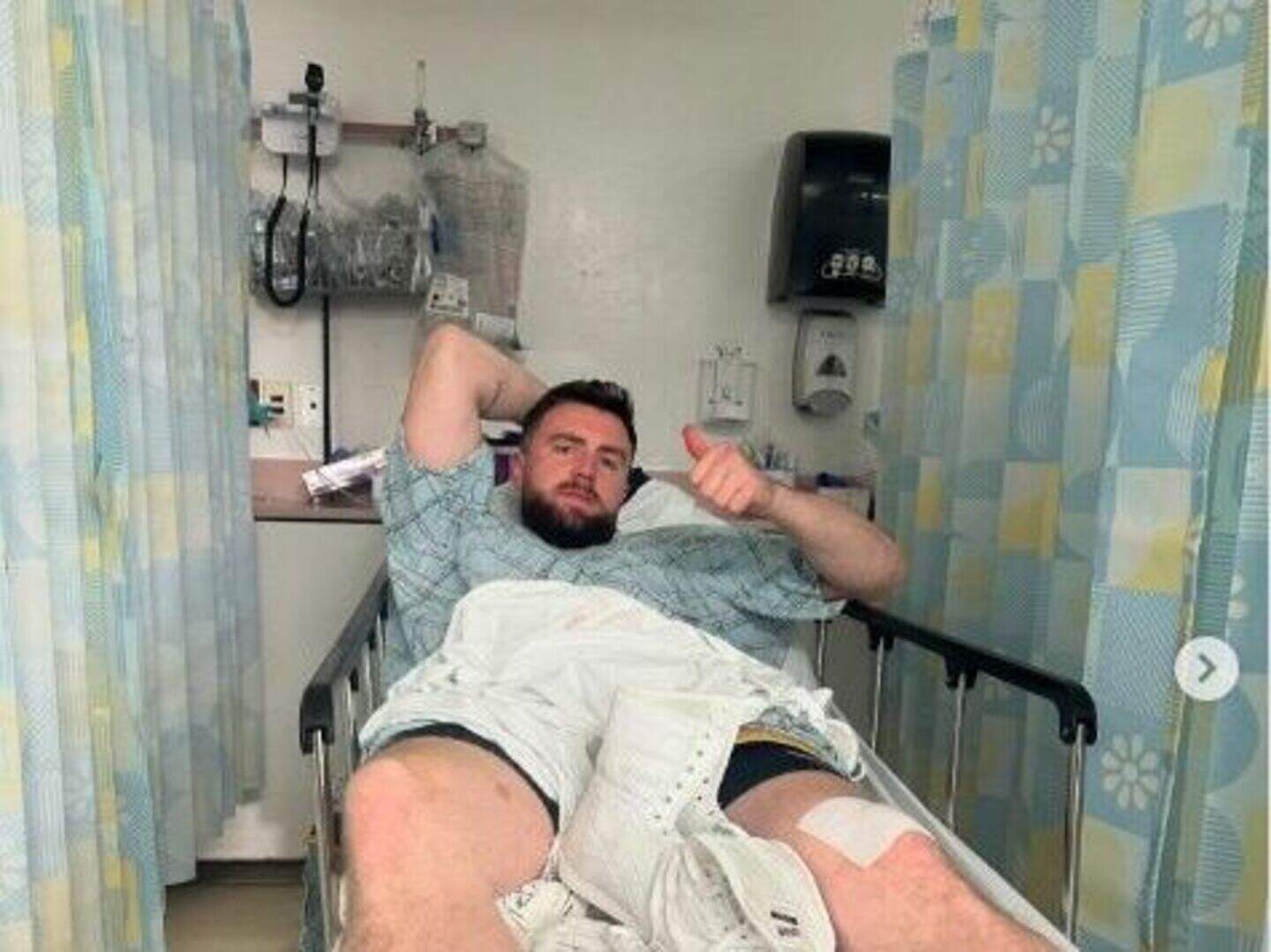 Irish heavyweight boxer gives thumbs up from hospital after suffering ...
