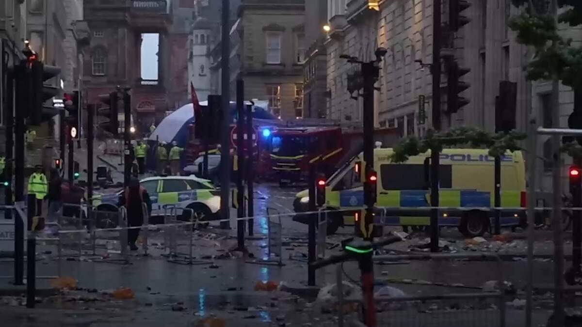 Four children among injured after car ploughs into Liverpool parade ...