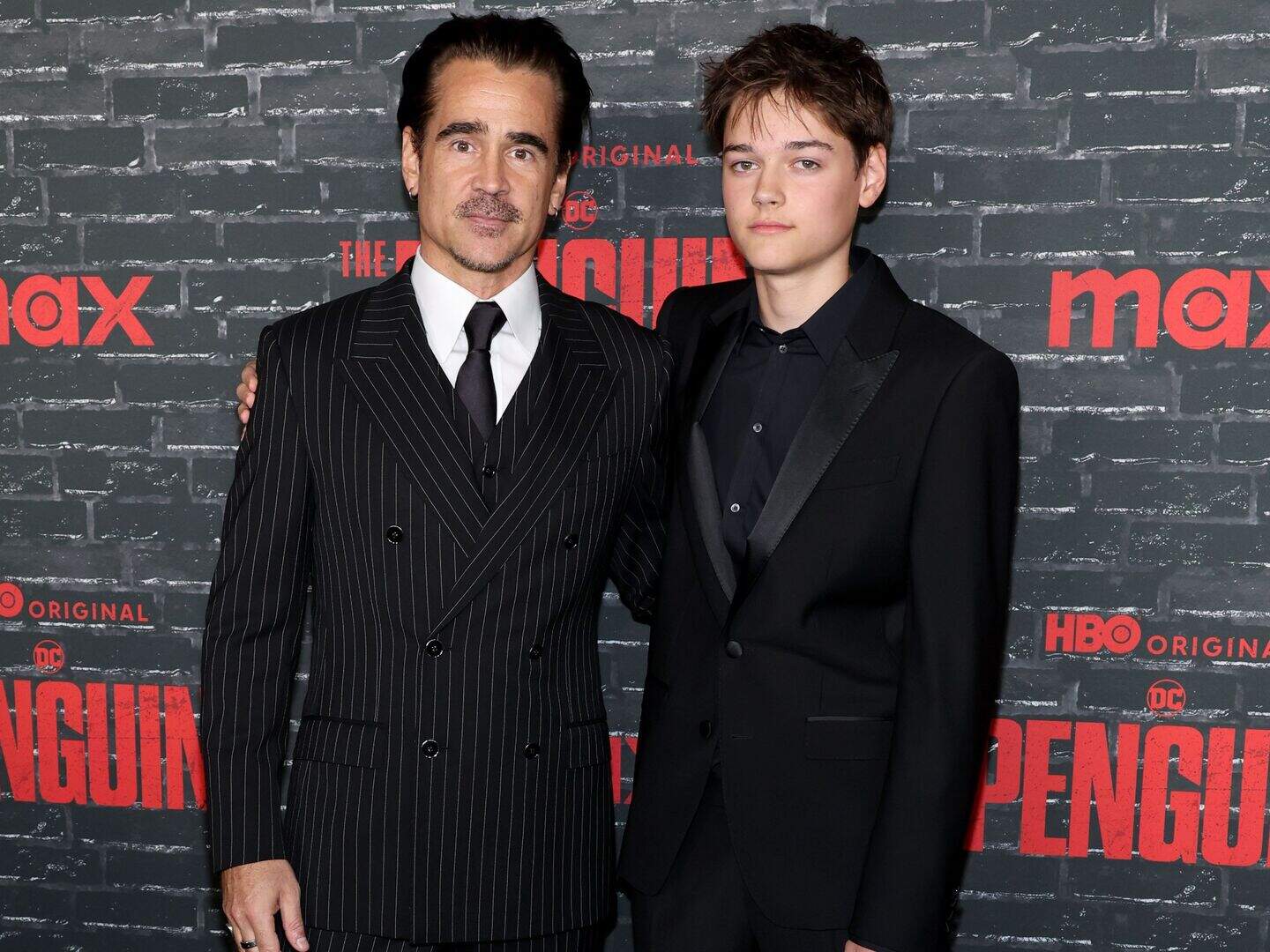 Colin Farrell steps out with rarely-seen son Henry at The Penguin ...