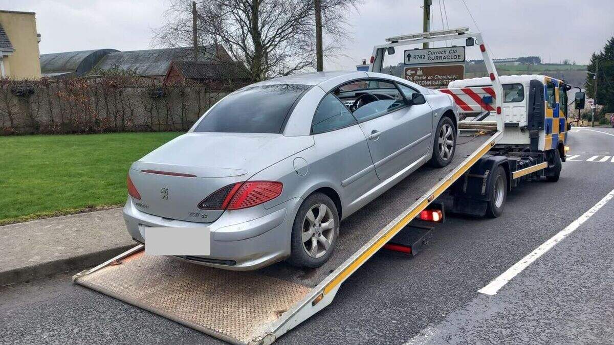 Gardaí seize car with no NCT, no tax or insurance from driver in ...