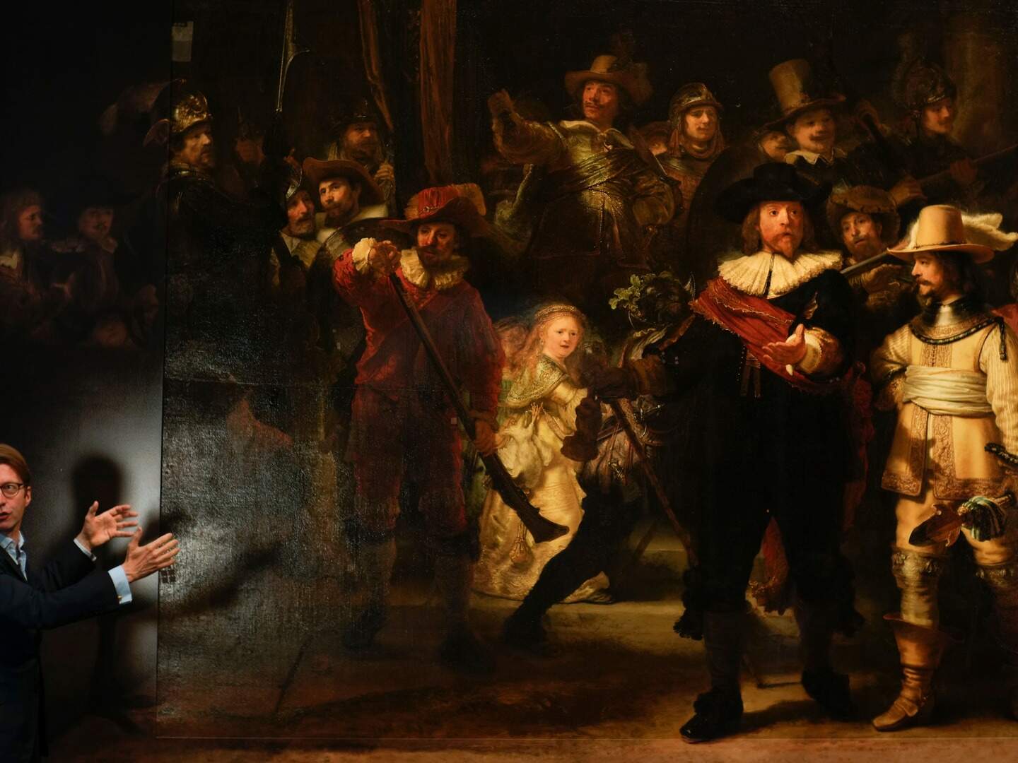 Rembrandt’s huge Night Watch painting made bigger still | Crime World