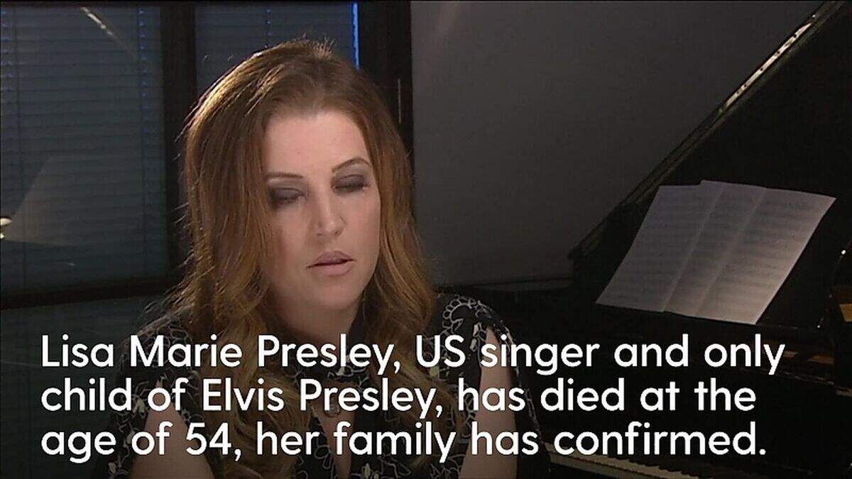 Singer Lisa Marie Presley, only child of Elvis Presley, dies at the age ...