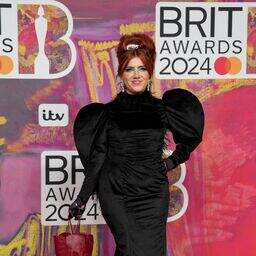 Irish singer CMAT shocks Brit Awards 2024 with cheeky little black ...